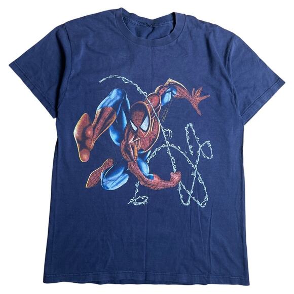 Fruit of the Loom | Shirts | Vintage Spiderman 999 Movie Promo Navy ...